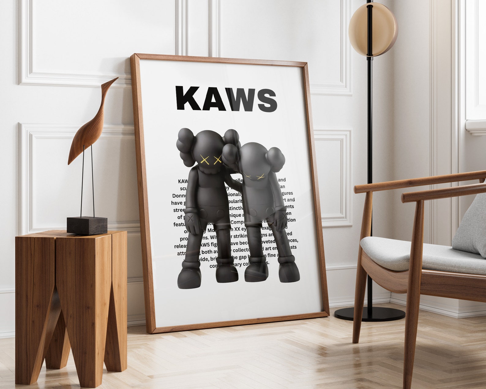 KAWS Poster Set of 3, Printables Minimalist Hypebeast Kaws Figure ...