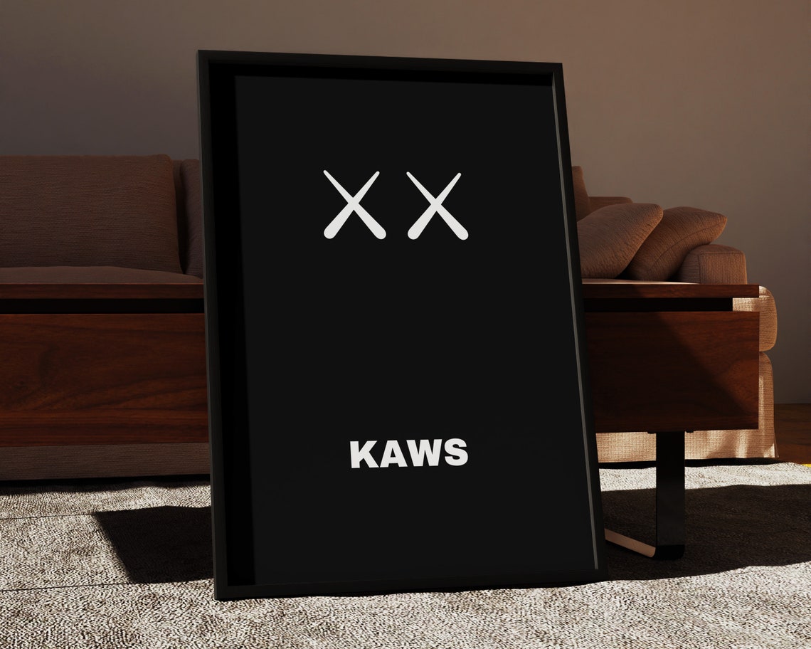 KAWS Poster Set of 3, Printables Minimalist Hypebeast Kaws Figure ...