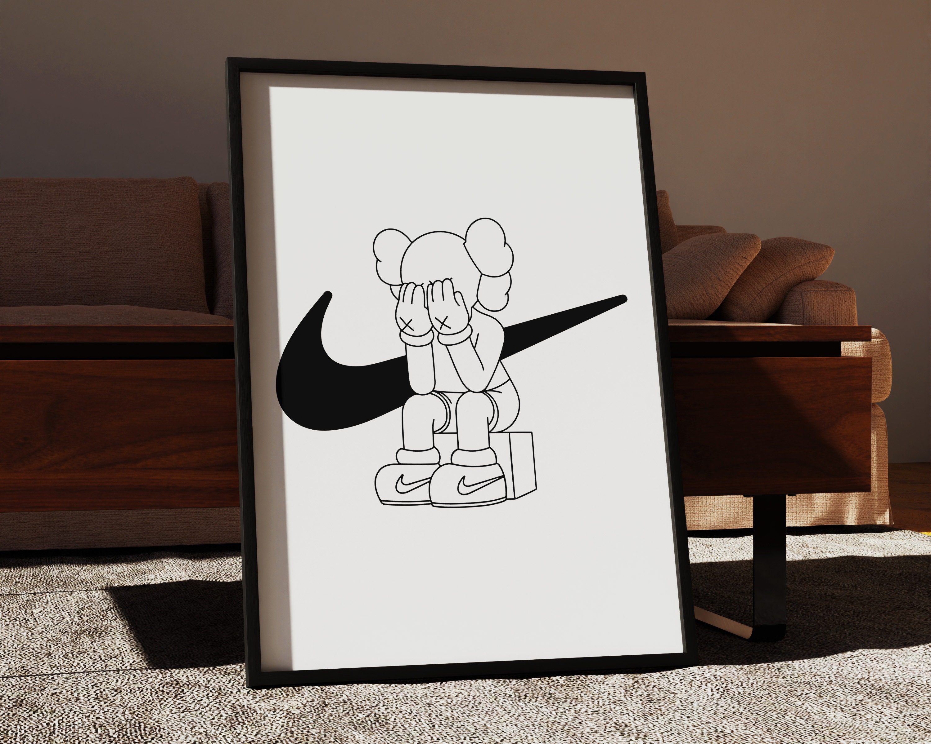 KAWS Poster Set of 3, Printables Minimalist Hypebeast Kaws Figure ...