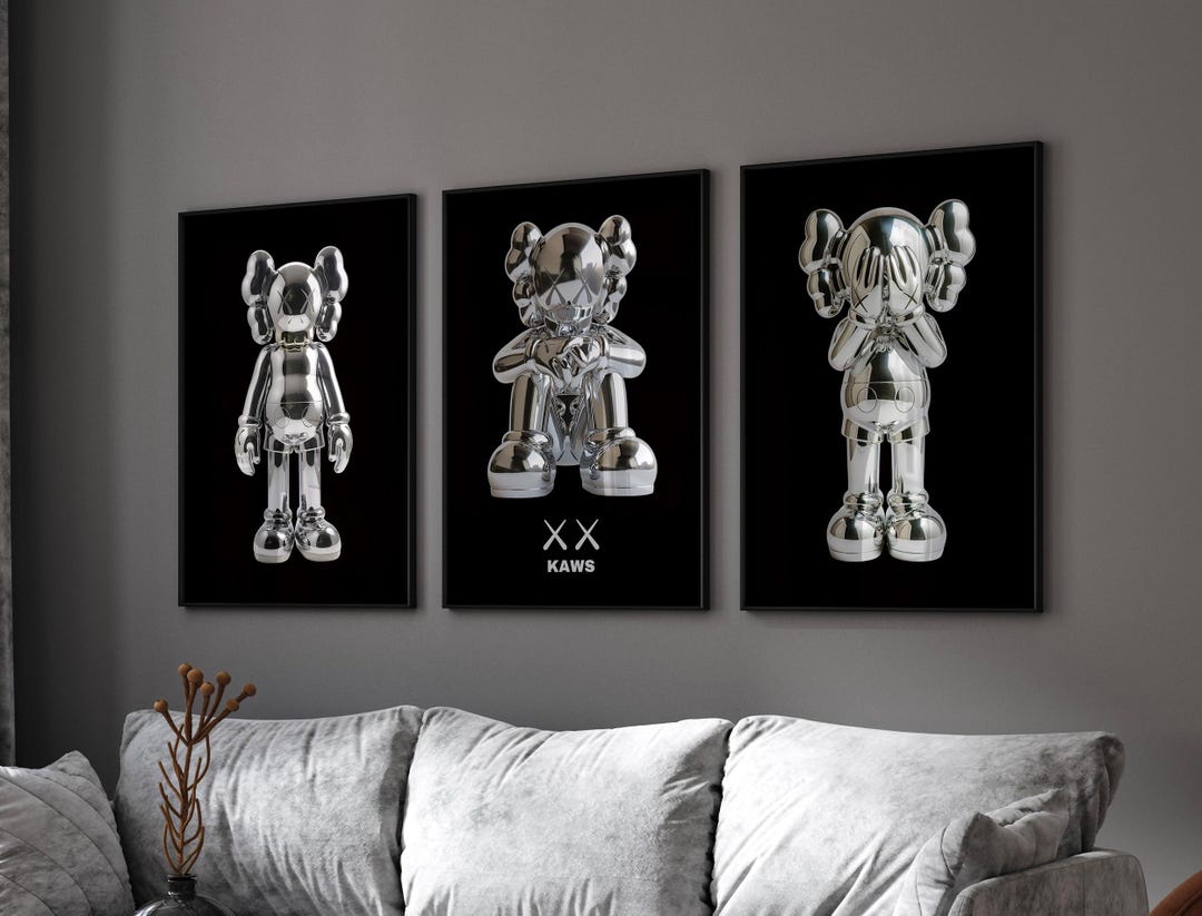 Kaws, Kaws Poster, Kaws Print, Kaws Wall Art, Hypebeast, Kaws Gift ...