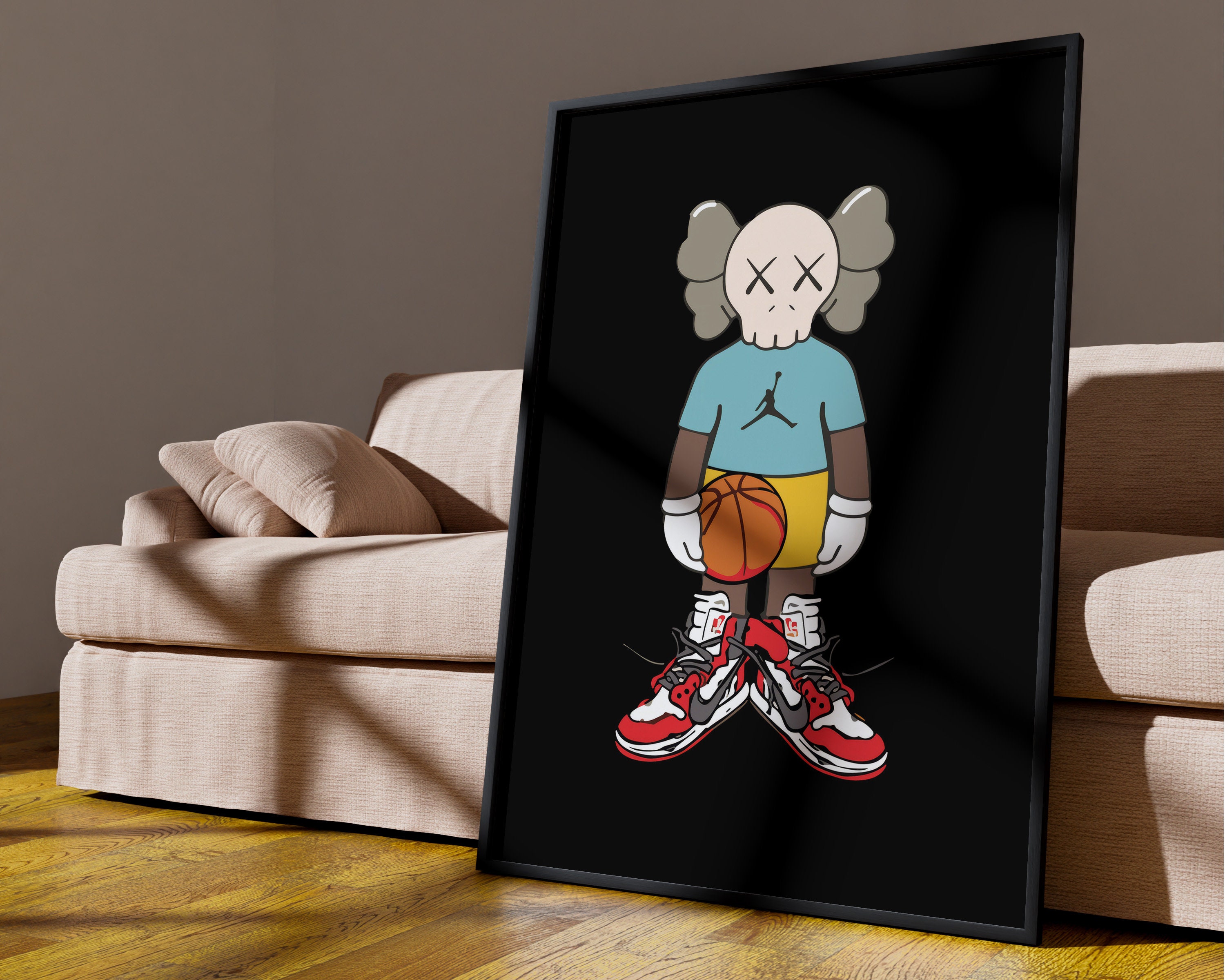 KAWS Poster Set of 3, Printables Minimalist Hypebeast Kaws Figure ...