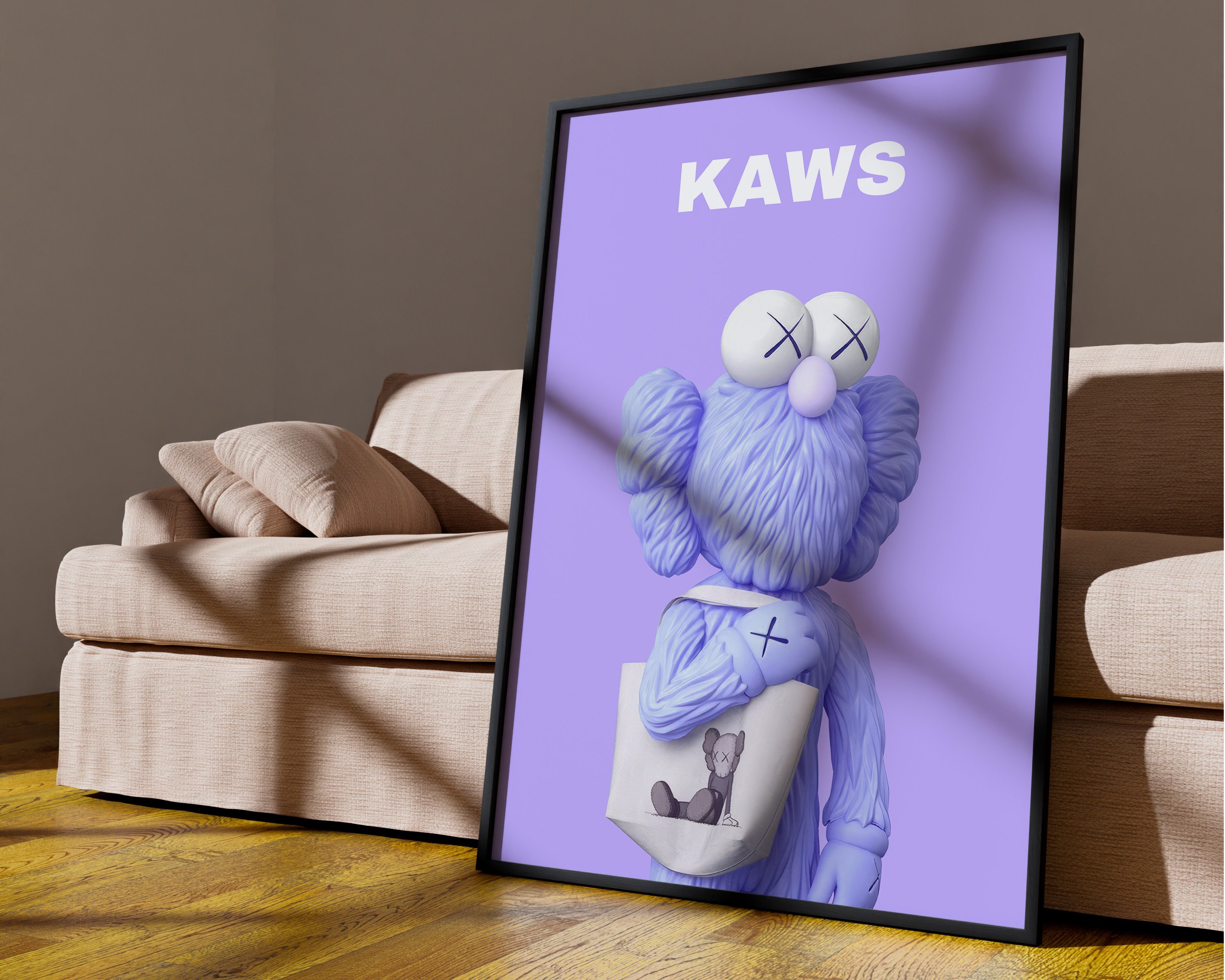 KAWS Poster Set of 3, Printables Minimalist Hypebeast Kaws Figure ...