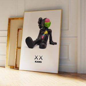 Kaws Poster, Kaws Print, Kaws Wall Art, Kaws Poster Set of 3, Kaws Art ...