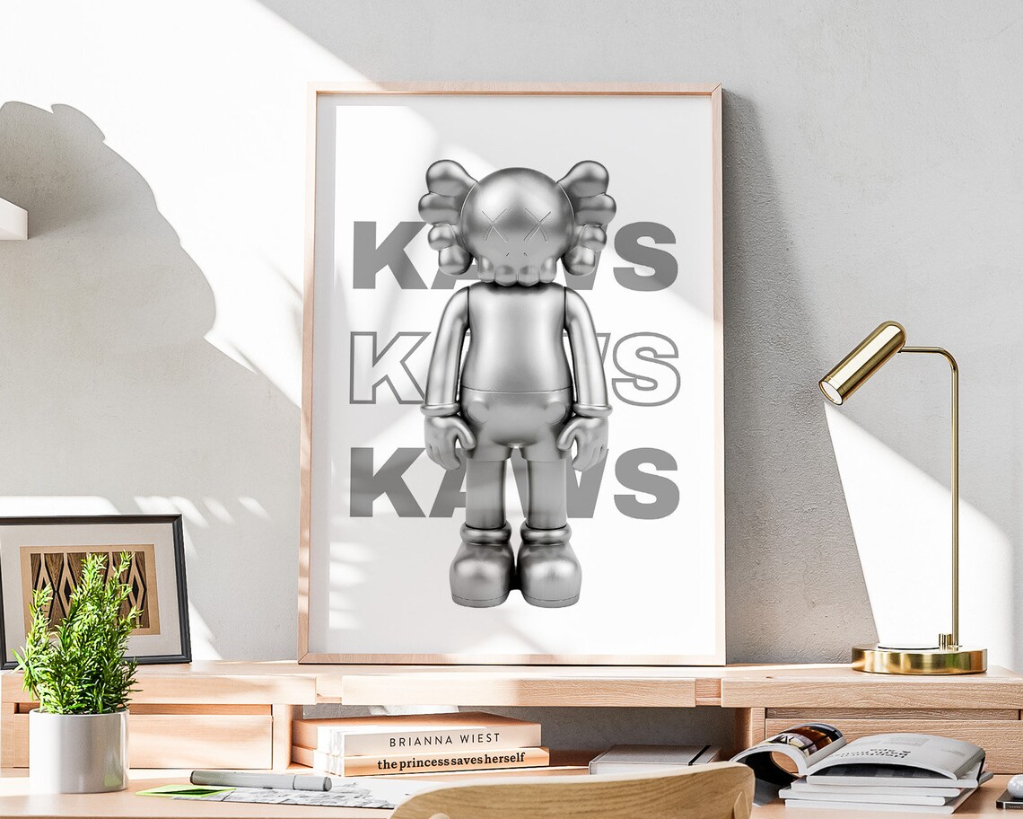 KAWS Poster Set of 3, Printables Minimalist Hypebeast Kaws Figure ...