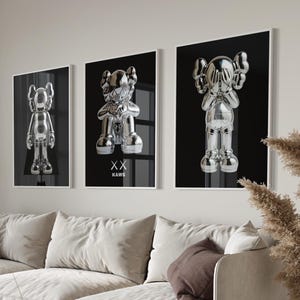 Kaws, Kaws Poster, Kaws Print, Kaws Wall Art, Hypebeast, Kaws Gift ...