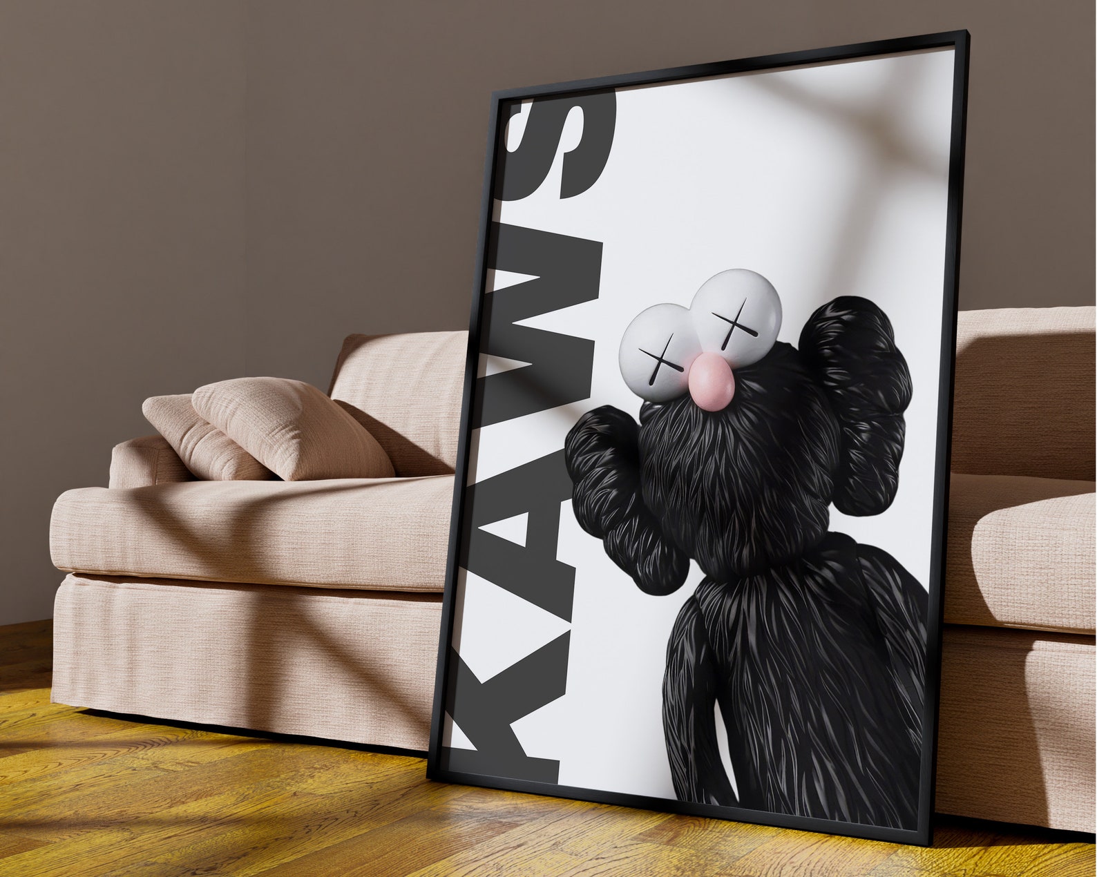 KAWS Poster Set of 3, Printables Minimalist Hypebeast Kaws Figure ...