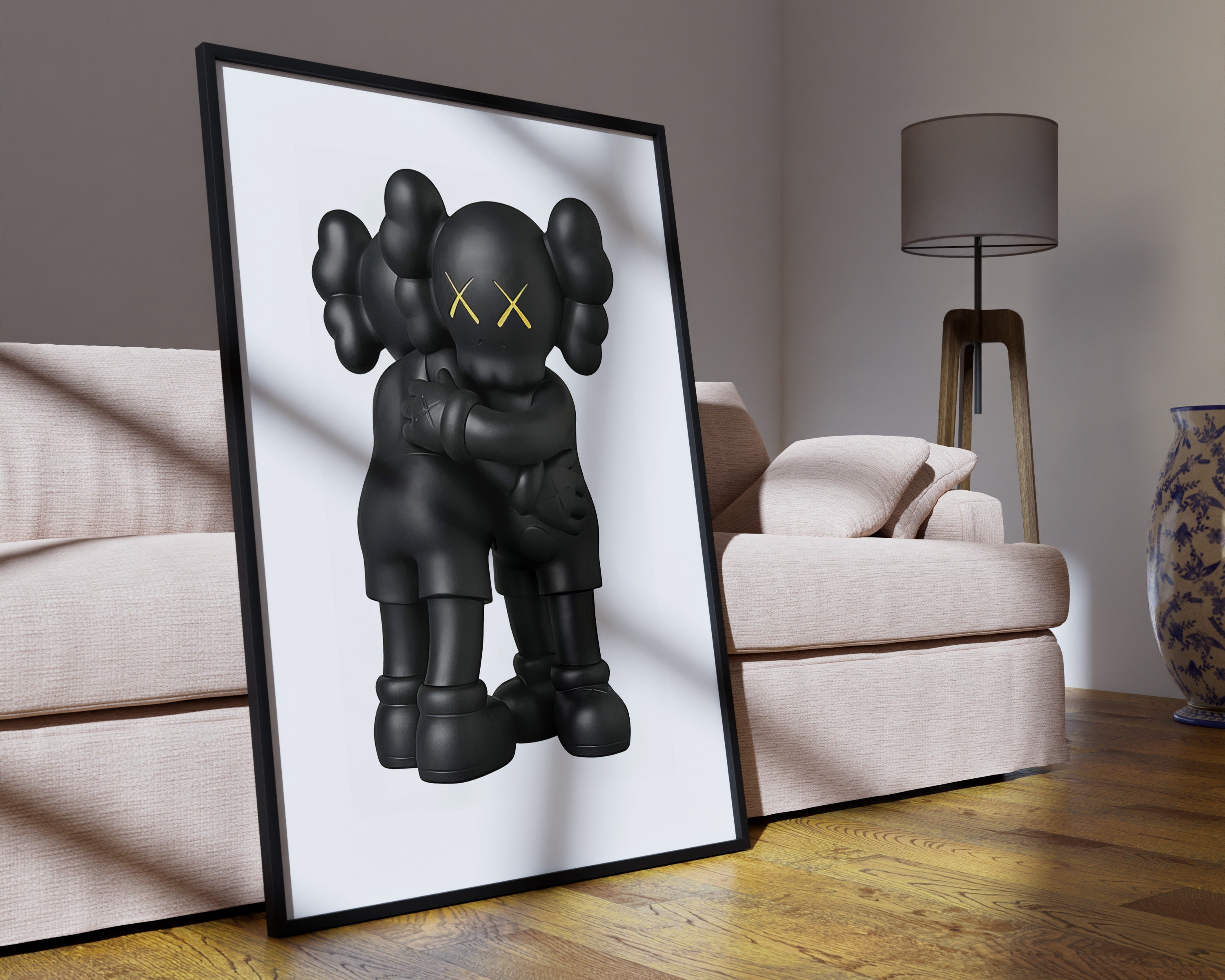 KAWS Poster Set of 3, Printables Minimalist Hypebeast Kaws Figure ...