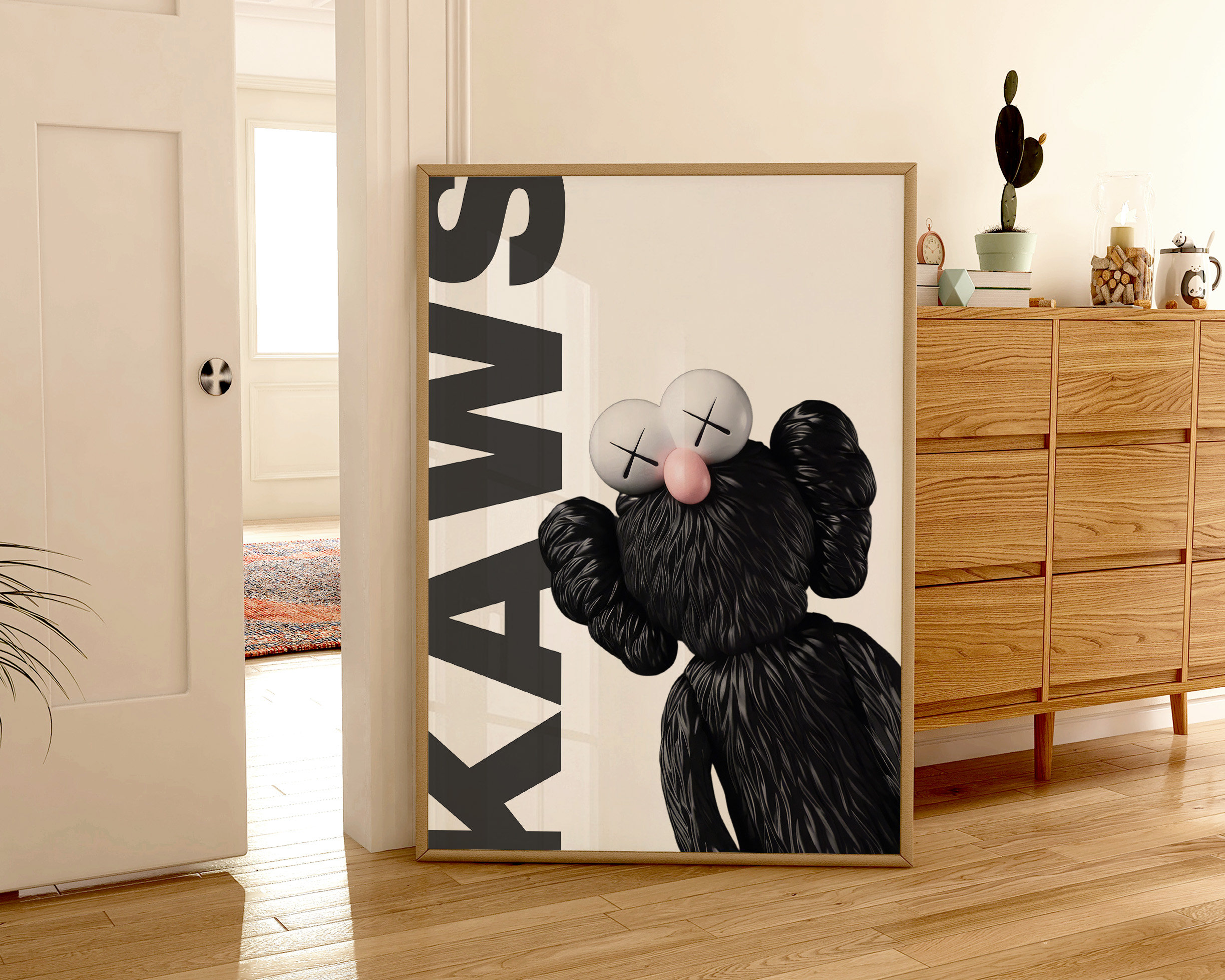 KAWS Poster Set of 3, Printables Minimalist Hypebeast Kaws Figure ...