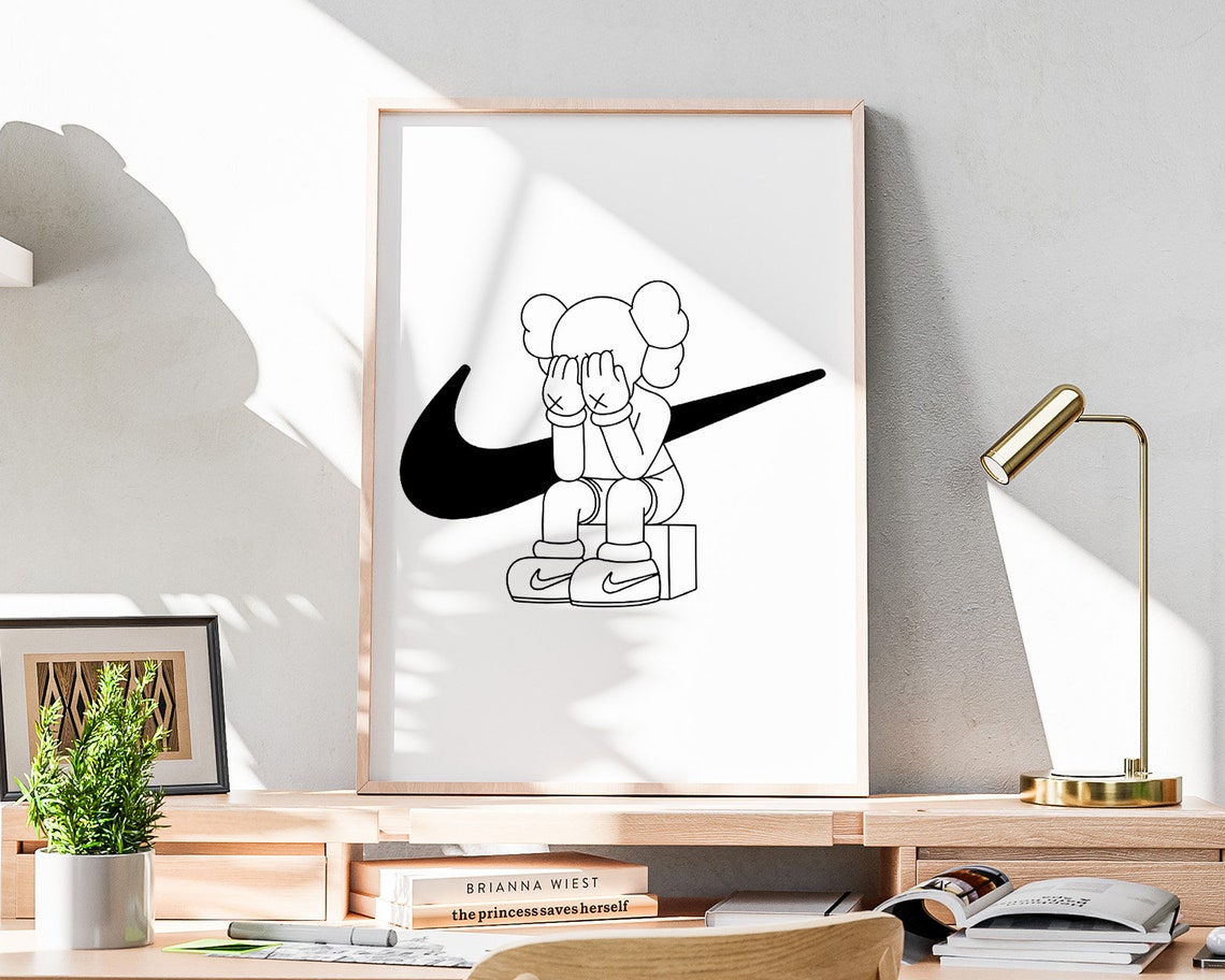 KAWS Poster Set of 3, Printables Minimalist Hypebeast Kaws Figure ...