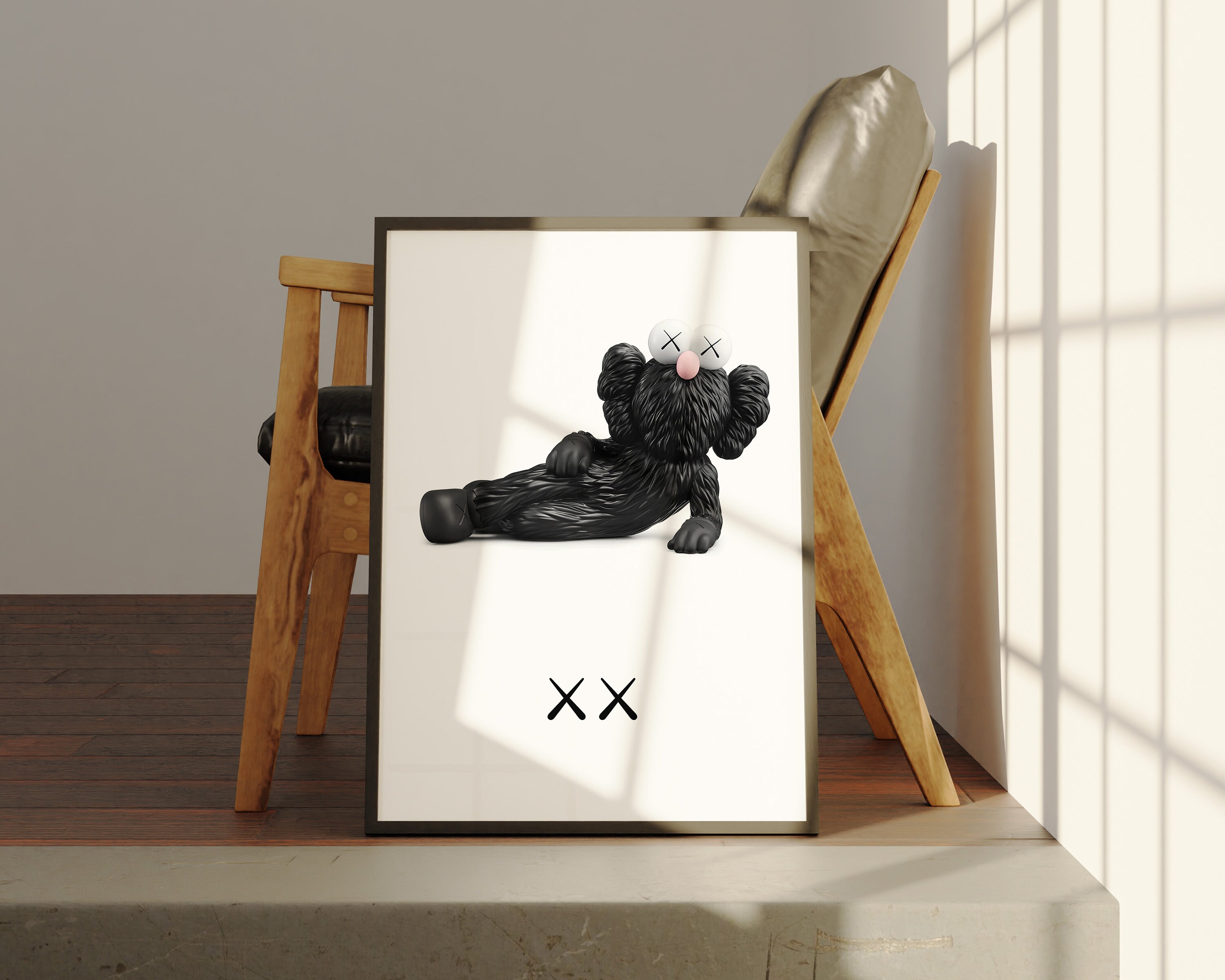 KAWS Poster Set of 3, Printables Minimalist Hypebeast Kaws Figure ...