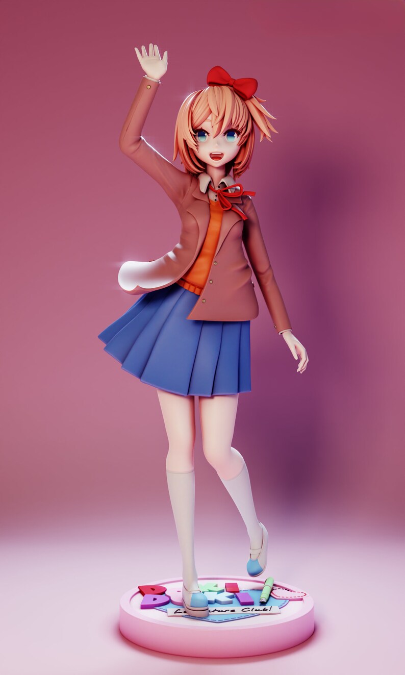 Doki Doki-archivo STL, modelo de impresora de alta calidad, regalo ...