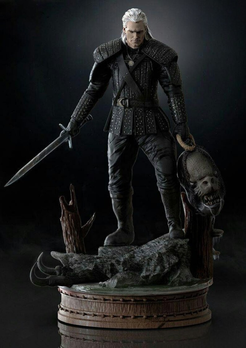 The Witcher STL File High Quality Printer Model Gift Movie - Etsy