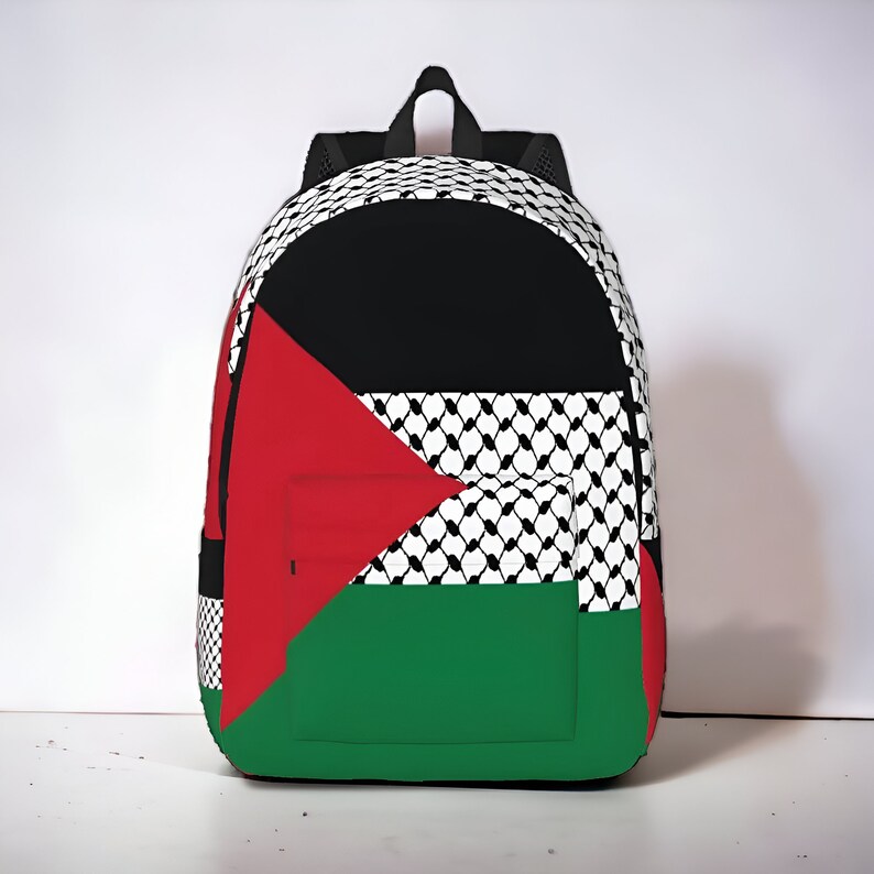 Palestine Flag and Keffiyeh Design Backpack - Etsy Australia