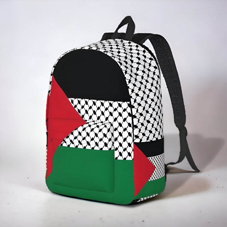 Palestine Flag and Keffiyeh Design Backpack - Etsy Australia