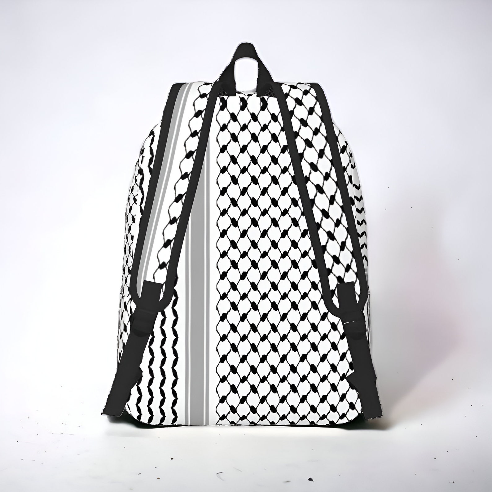 Palestine Keffiyeh Design Backpack, Palestine-inspired Design Bag, Free ...