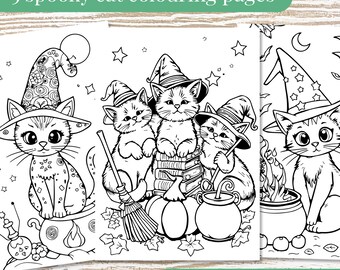 5 Printable Halloween Zentangle Colouring Sheets, Cosy Halloween ...