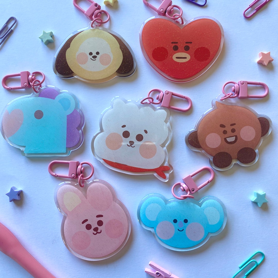 BT21 BTS Keychain - Etsy