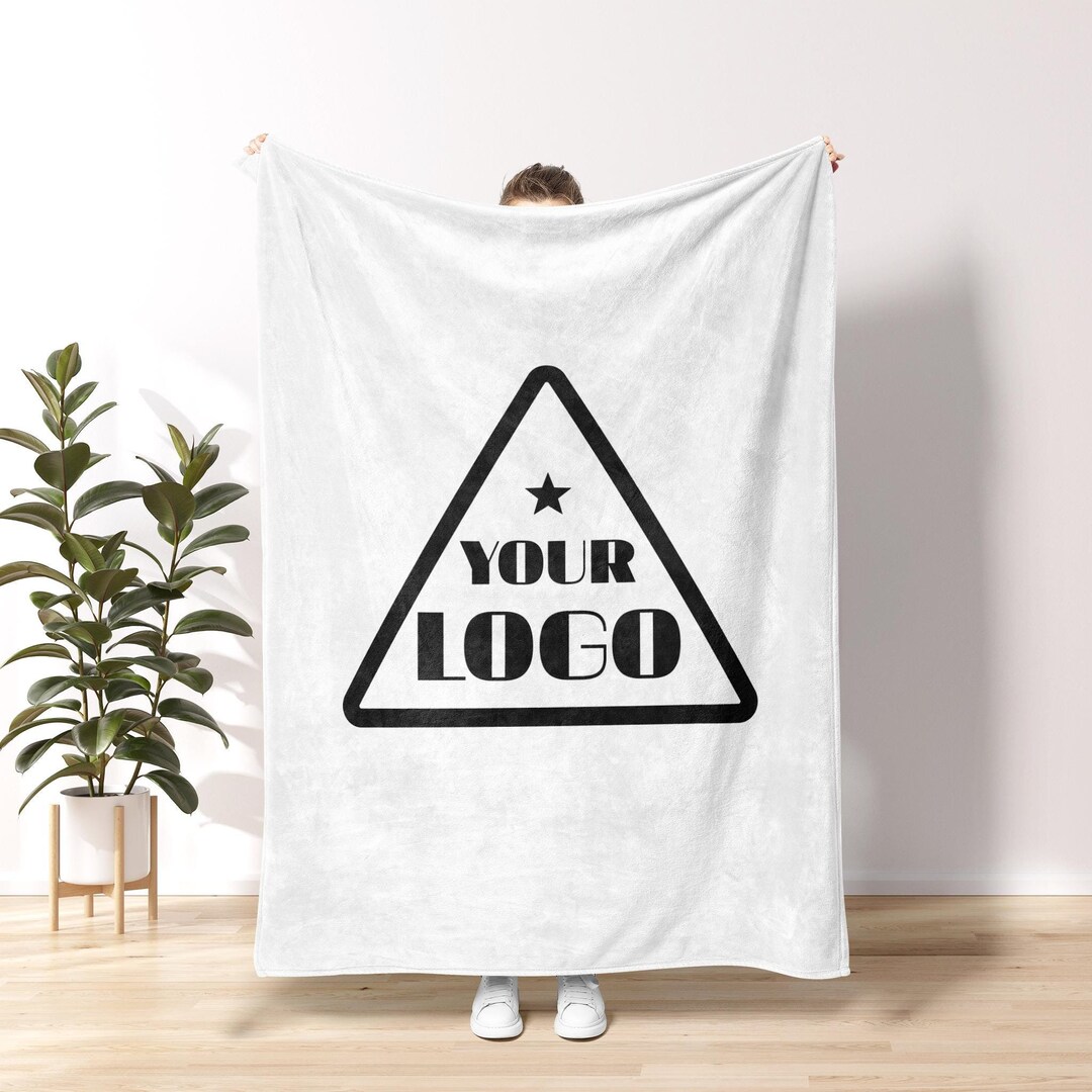 Custom Logo Blanket,appreciation Gift for Company Corporate,office ...