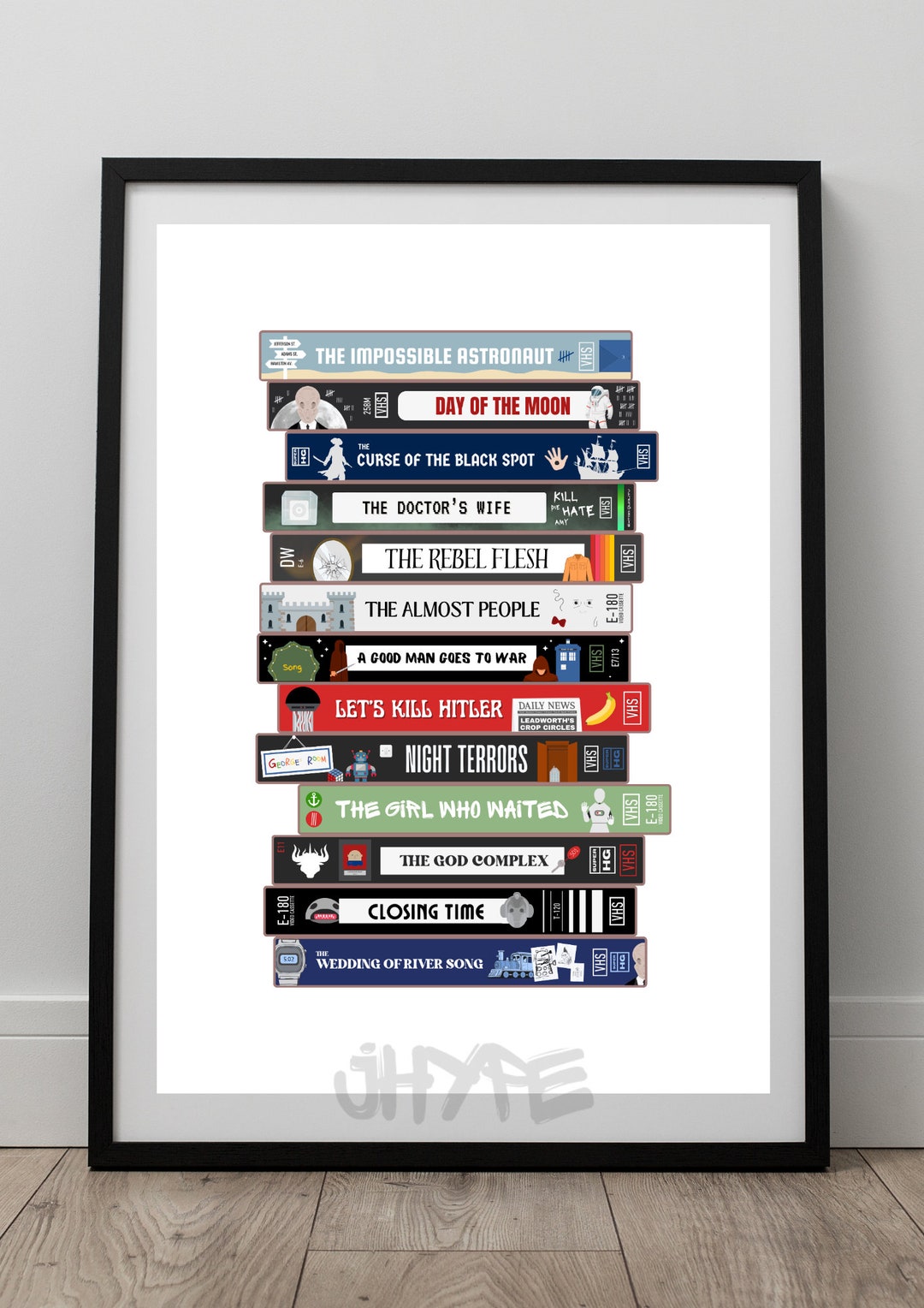 Doctor Who Series 6 Episodes VHS Stack - Etsy