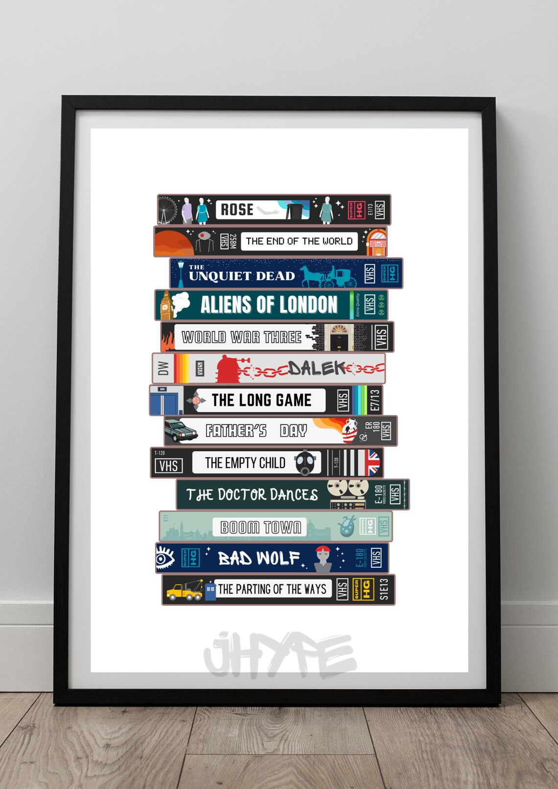 DIGITAL DOWNLOAD Doctor Who Series 1 Episodes VHS Stack - Etsy