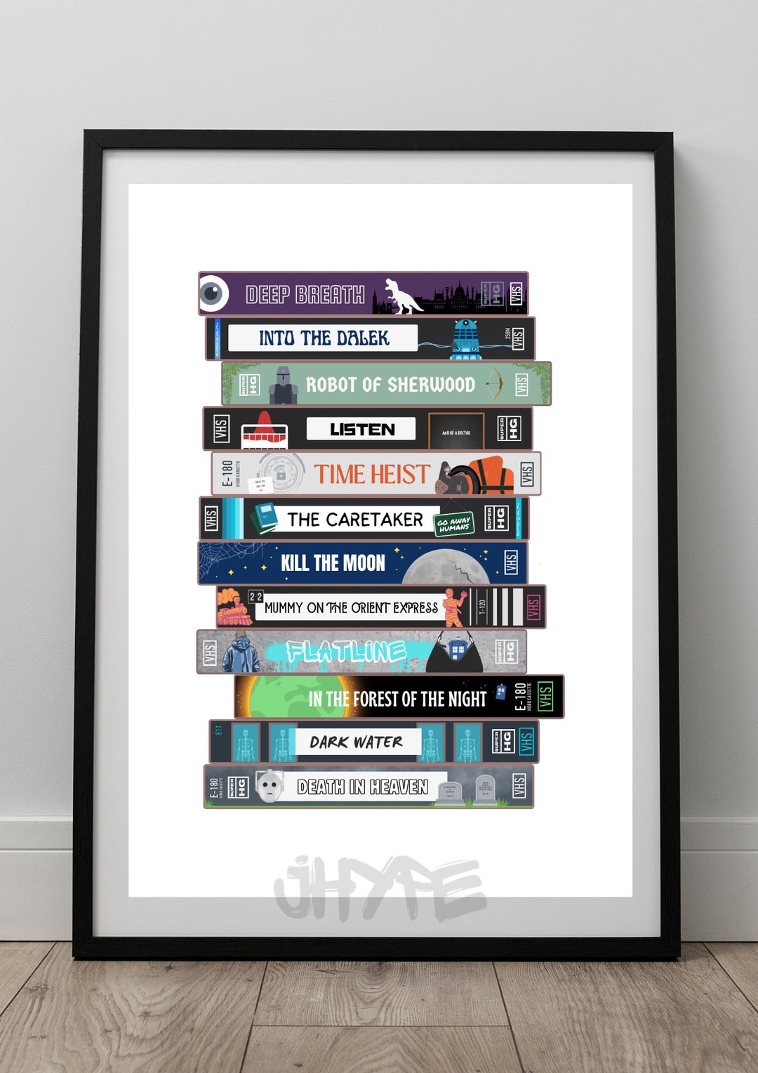 DW Inspired Series 8 Episodes VHS Stack - Etsy