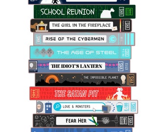 DIGITAL DOWNLOAD Doctor Who Series 1 Episodes VHS Stack - Etsy