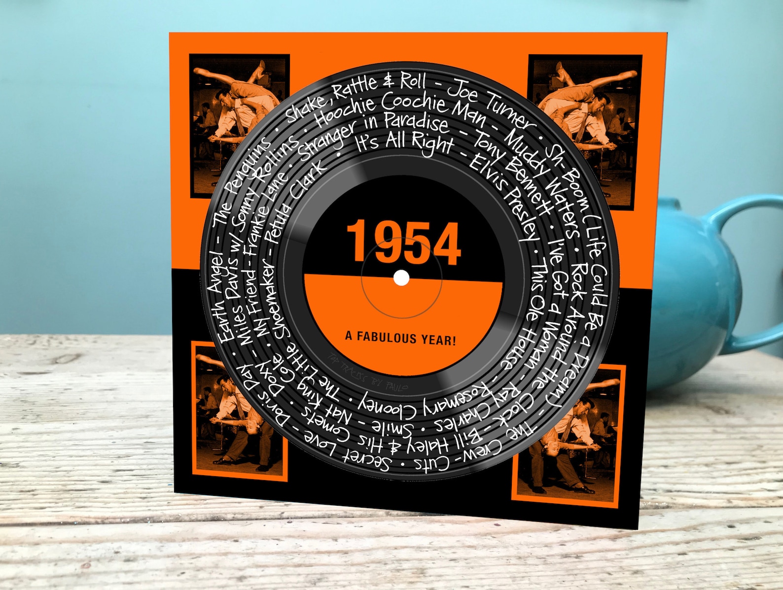 72nd Birthday Card / 1954 Card / 1954 Music Card / Seventy-second Music ...