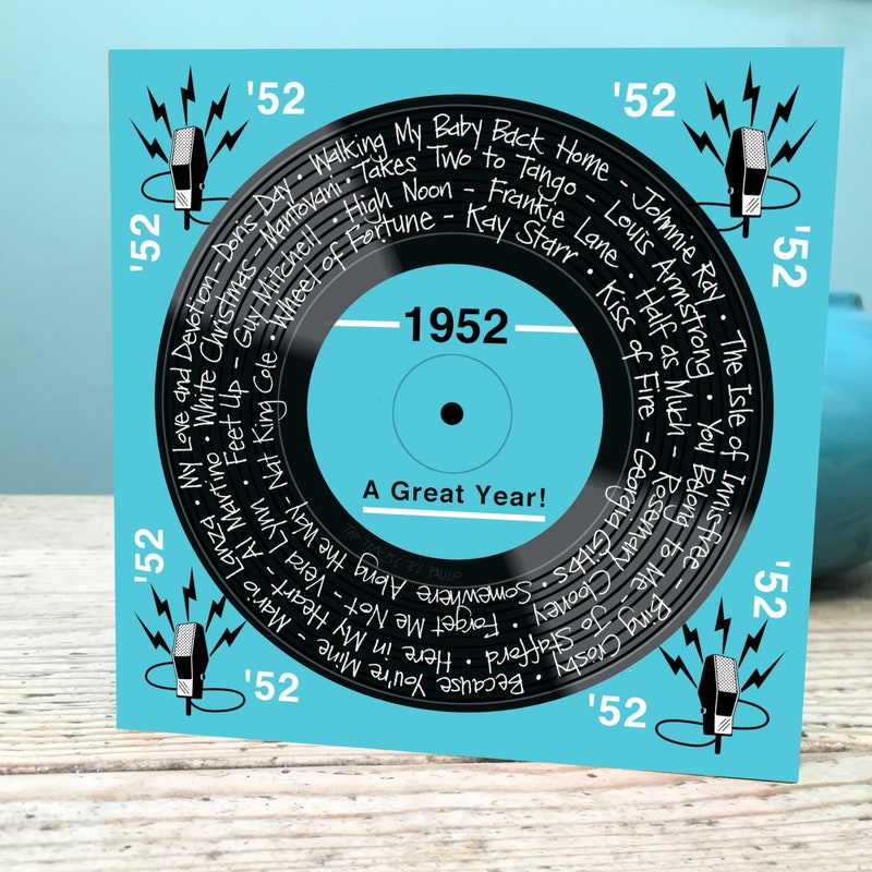 1952 Birthday - Etsy