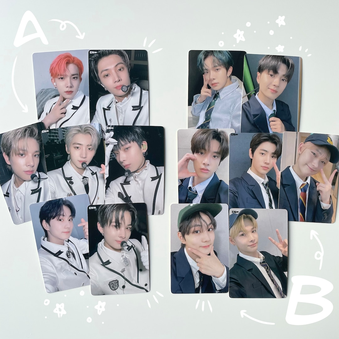 Enhypen Photocard Set 3 - Etsy