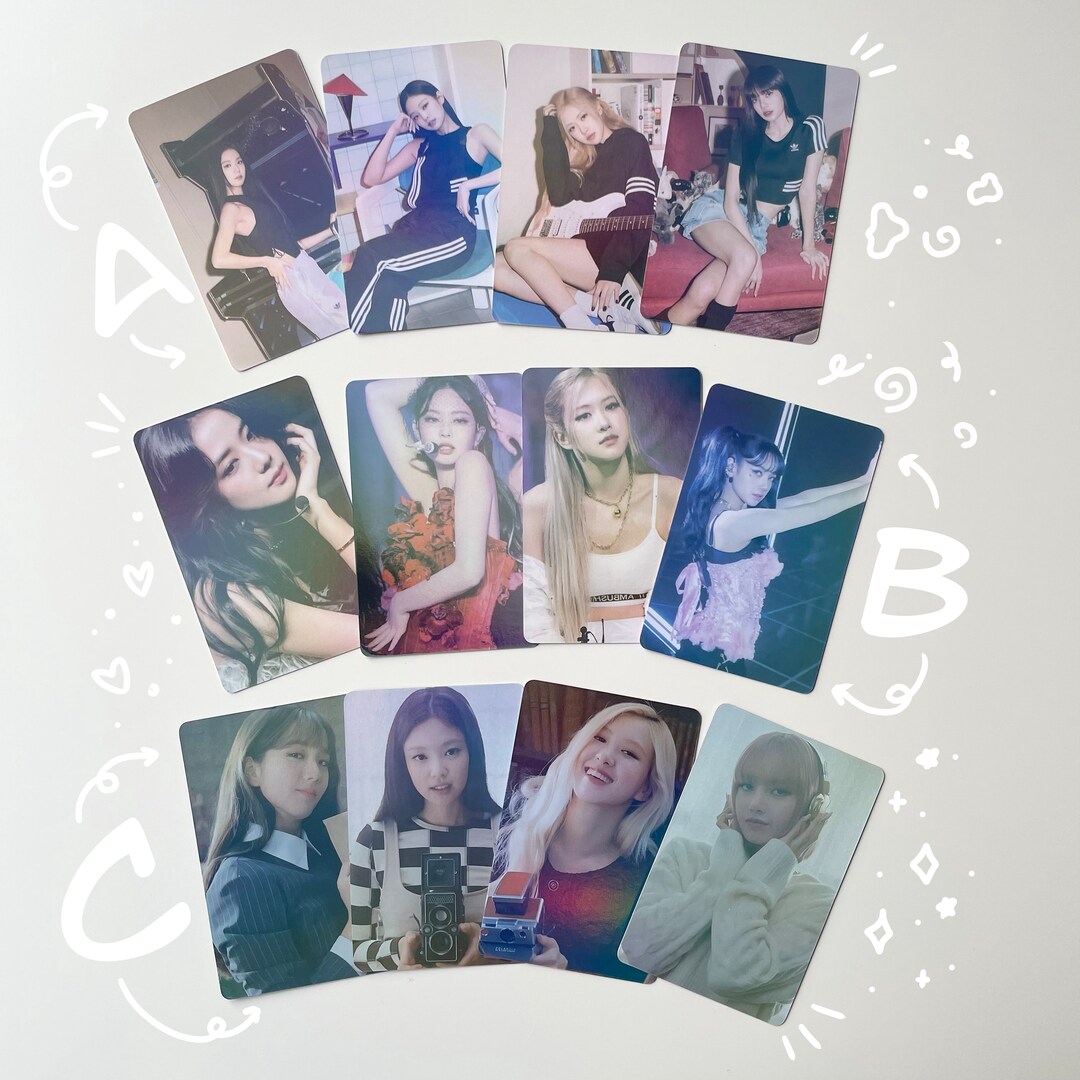 Blackpink born Pink Photocard Set 3 - Etsy