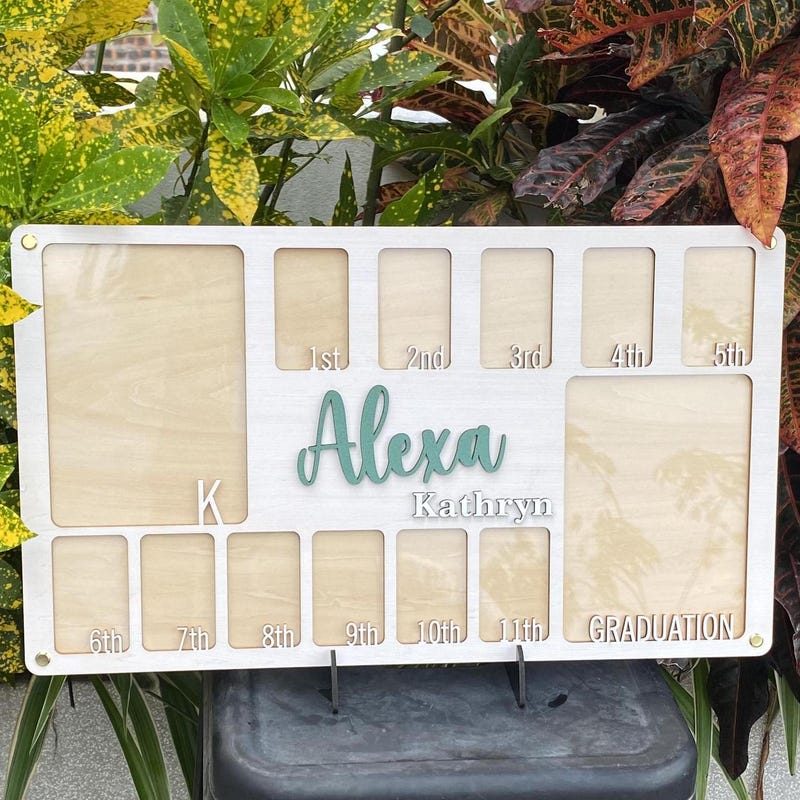 School Picture Frame - Etsy