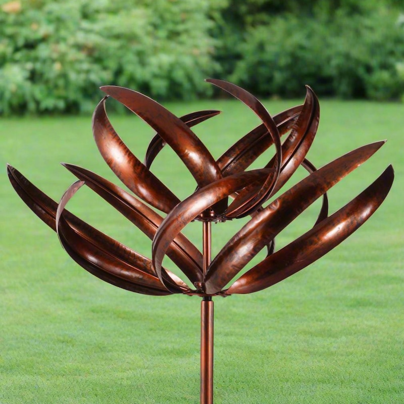 Kinetic Wind Art Rust - Etsy UK