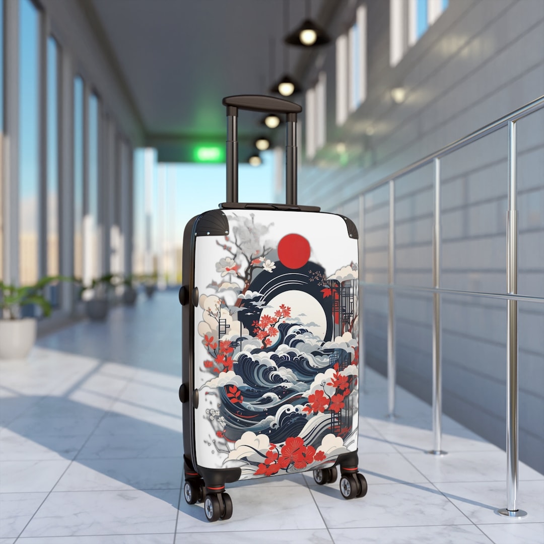 Far East Themed Custom Luggage / Suitcase Style and Culture - Etsy