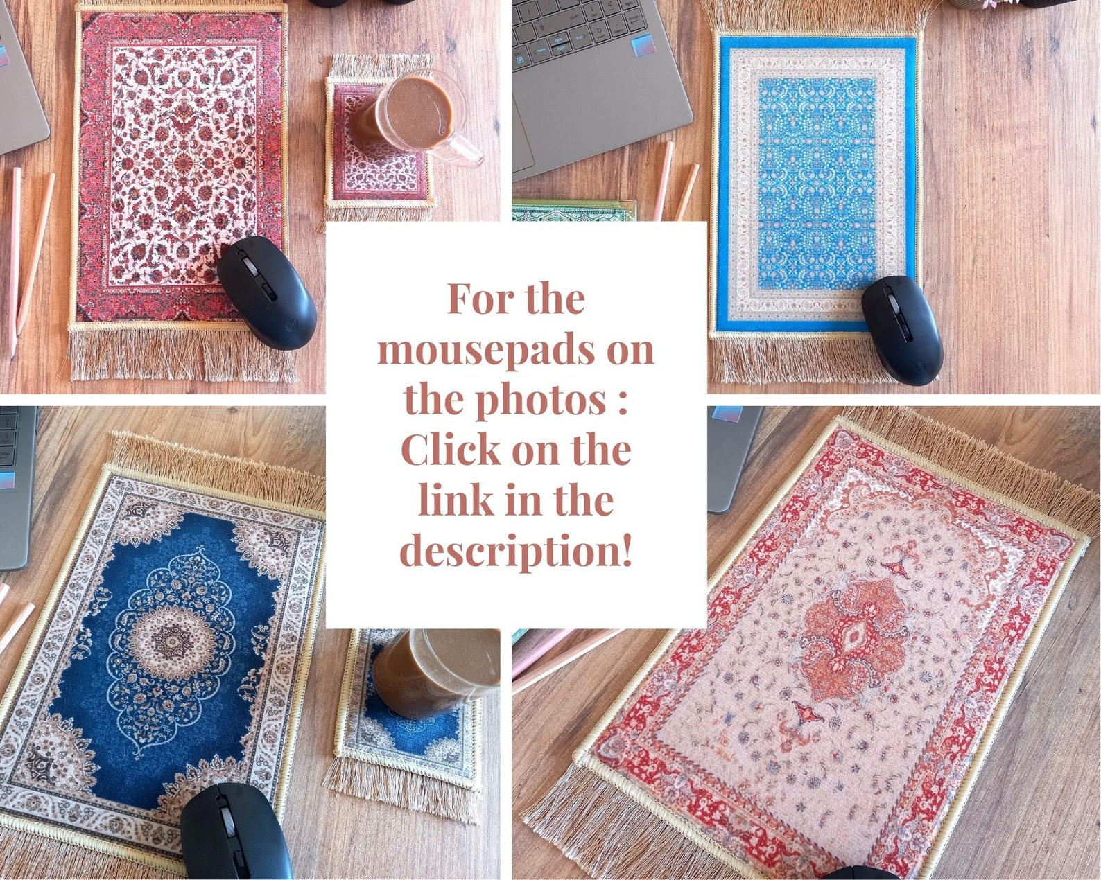 Coasters, Beautiful Turkish Rug Coasters, Persian Carpet Coasters, Mug ...