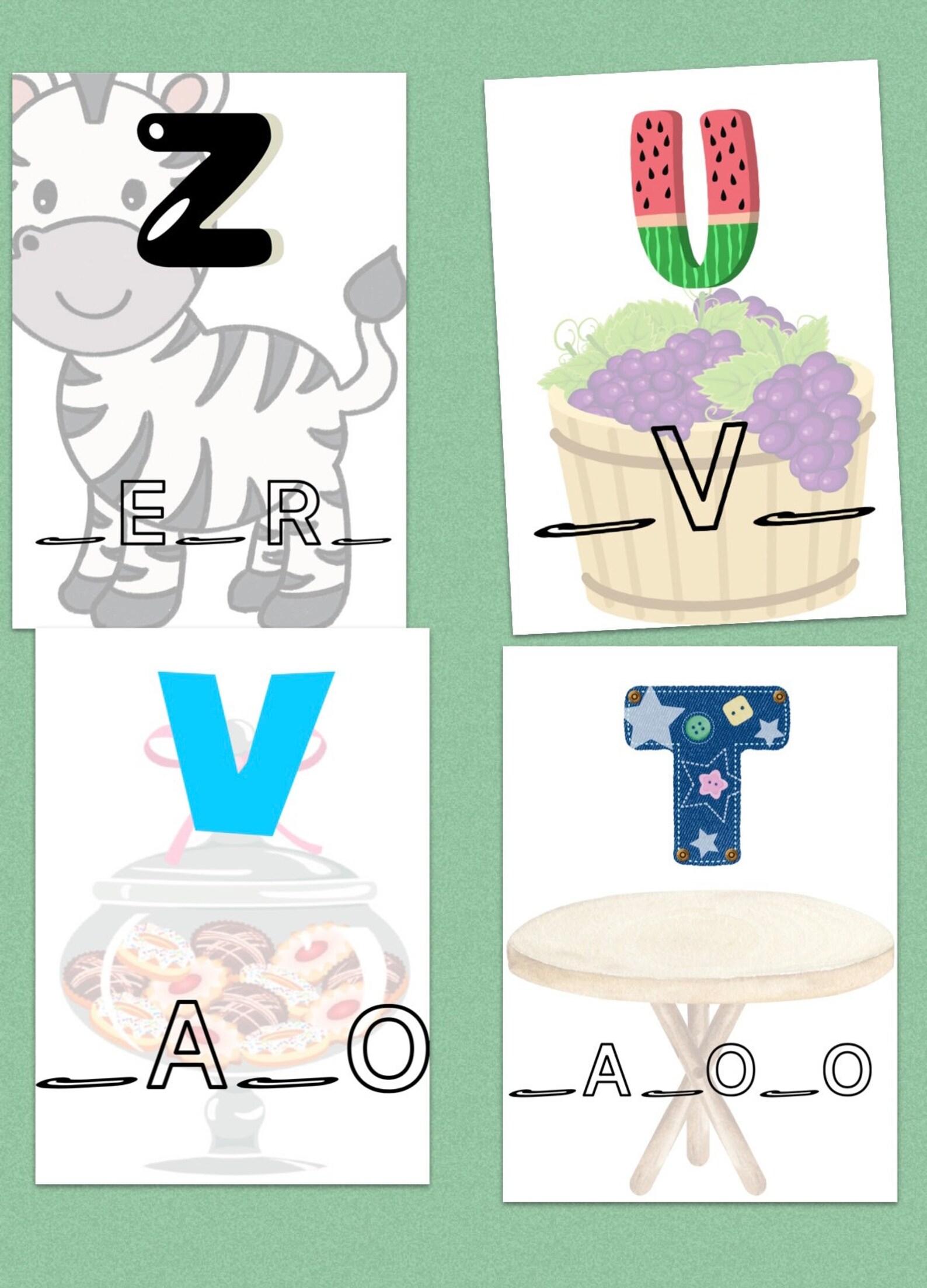 Flashcards ABC Italian Alphabet - Etsy