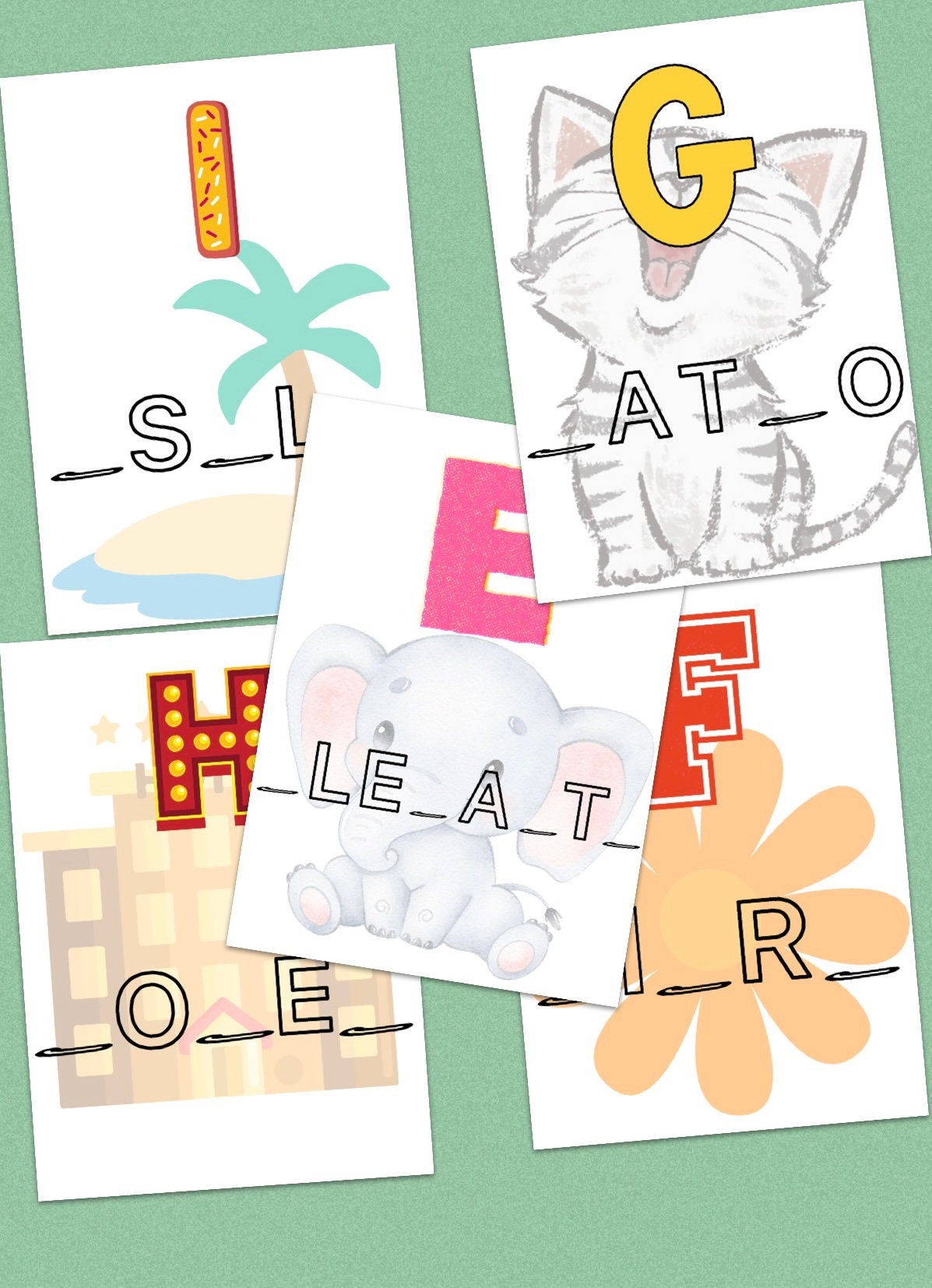 Flashcards ABC Italian Alphabet - Etsy