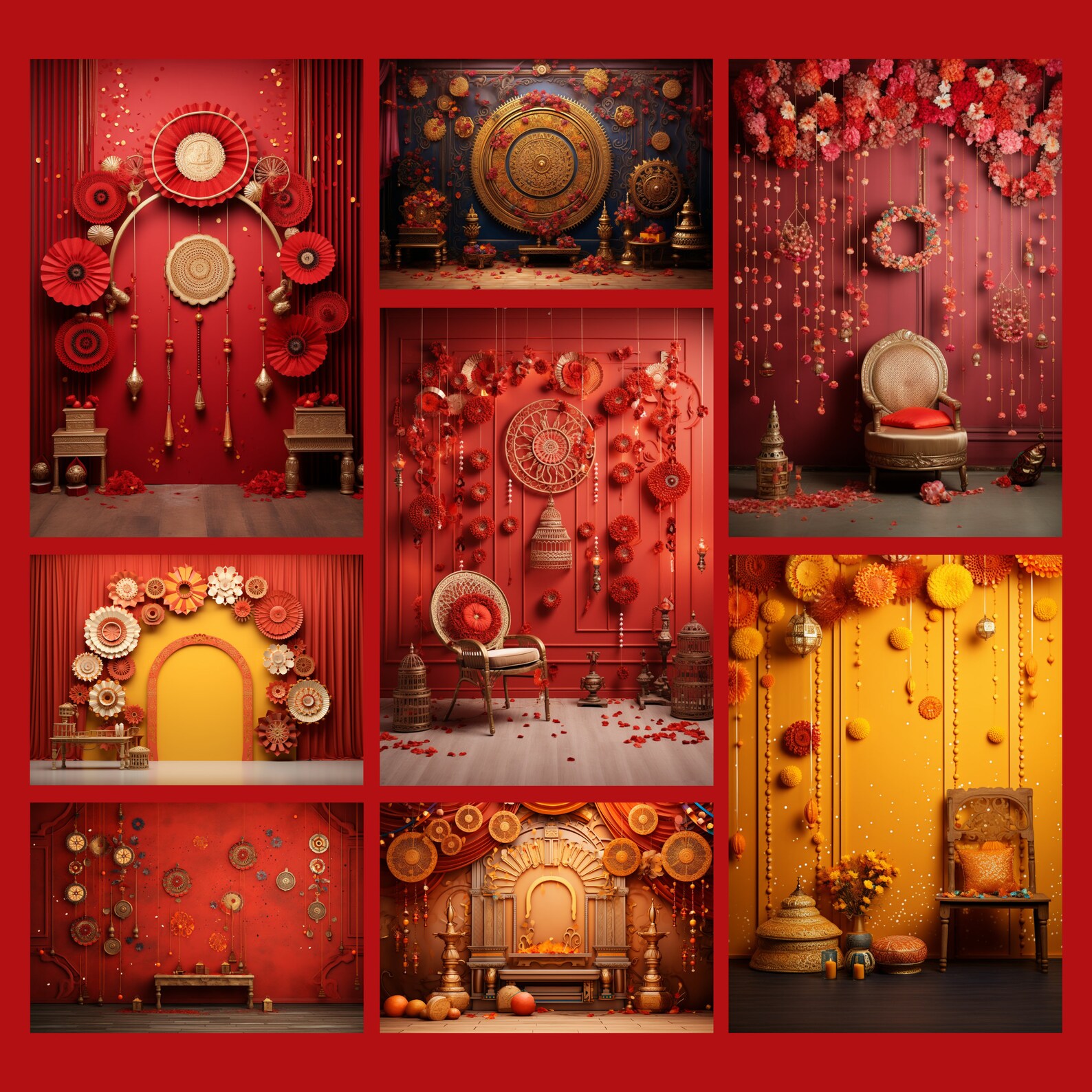 Indian Orient Digital Backdrop, Raksha Bandhan,traditional Indian ...