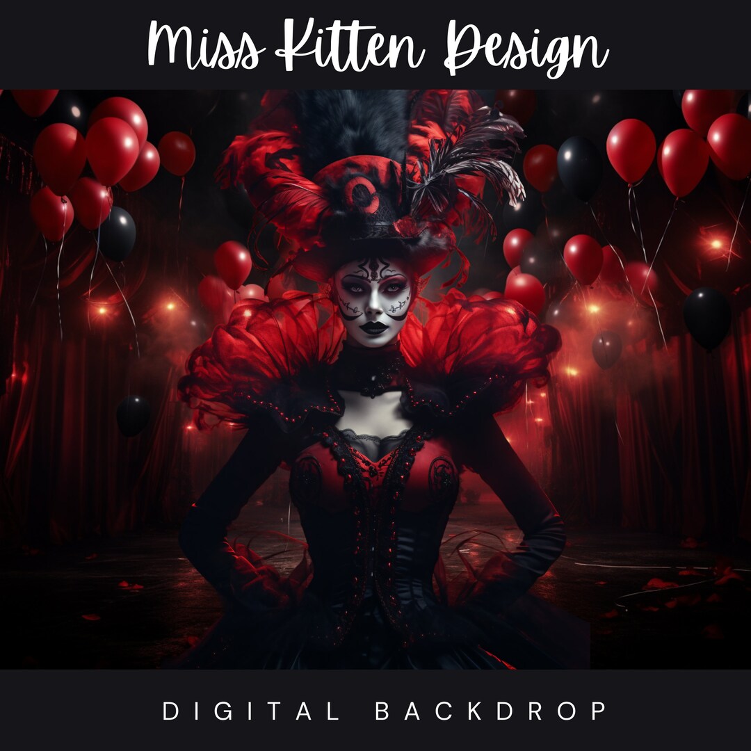 Circus Stage Digital Backdrop, Smoke Overlay, Photoshop Texture - Etsy