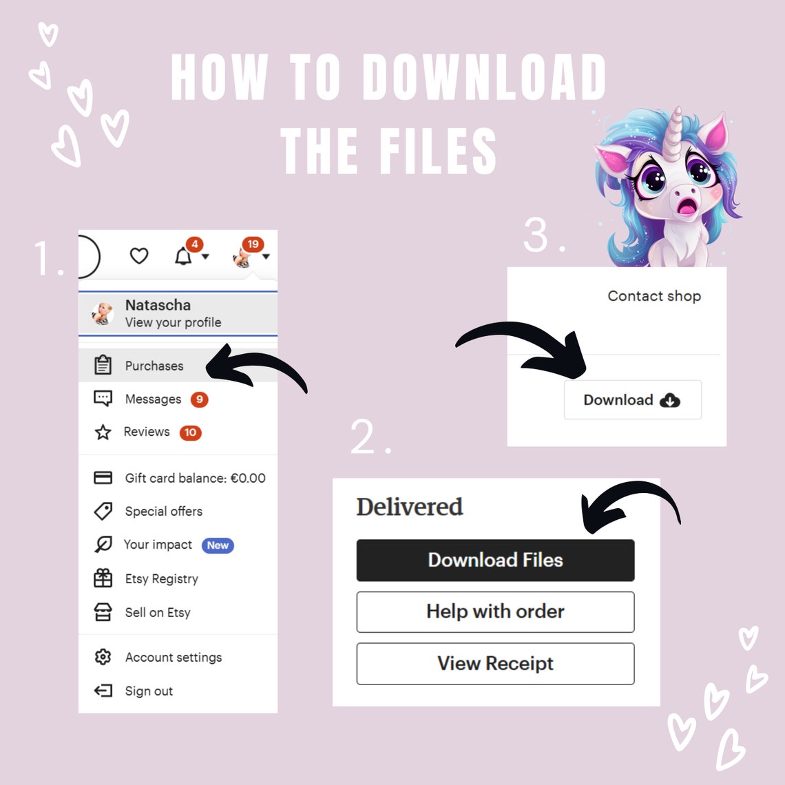Pastel Unicorn Emote for Twitch Streamers, Youtube, Discord, Chibi ...