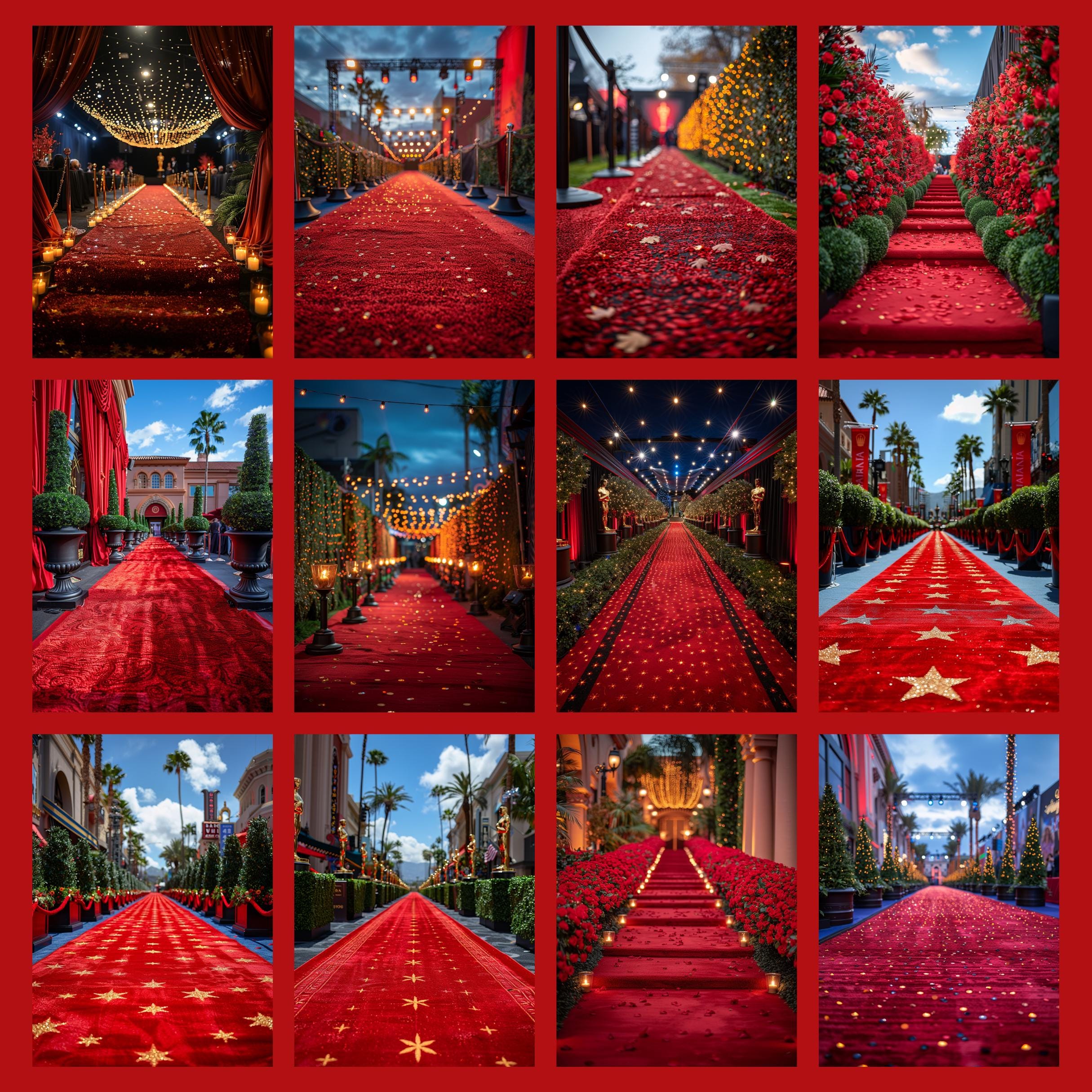Red Carpet Hollywood Backdrop, VIP Backdrop, Party Backdrop, Composing ...