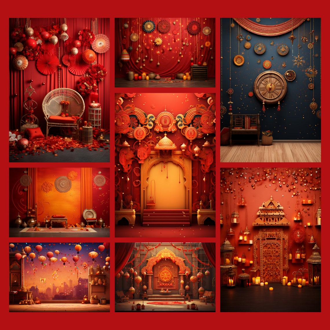 Indian Orient Digital Backdrop, Raksha Bandhan,traditional Indian ...