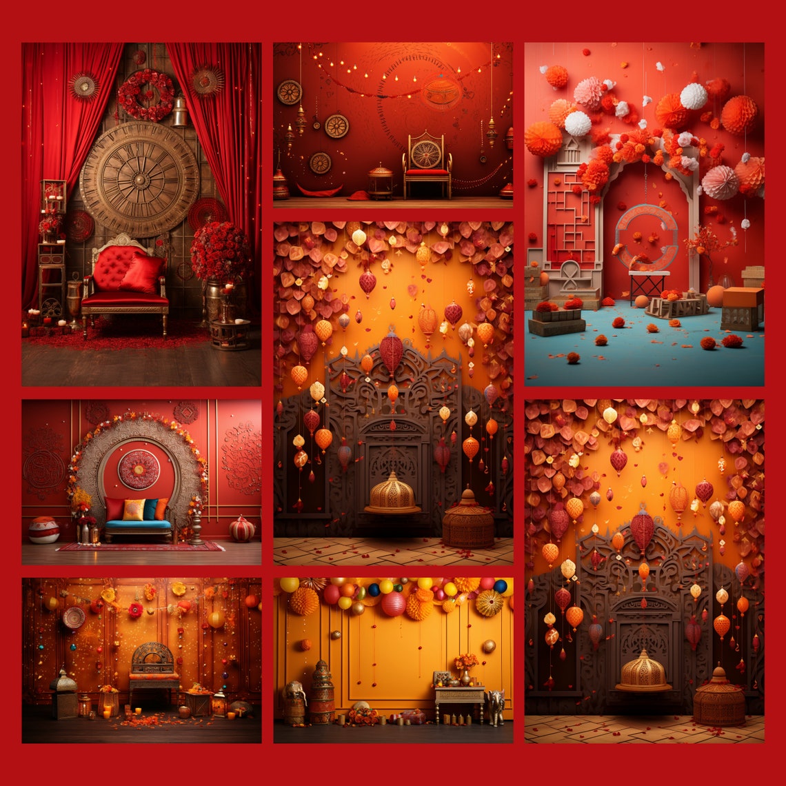 Indian Orient Digital Backdrop, Raksha Bandhan,traditional Indian ...