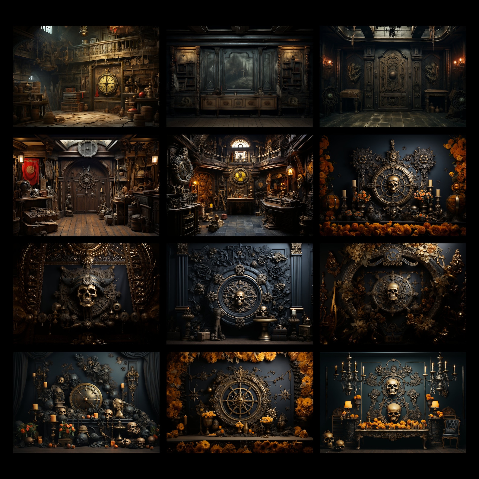 Pirate Adventure Digital Background, Pirat Ship, Pirat Background ...