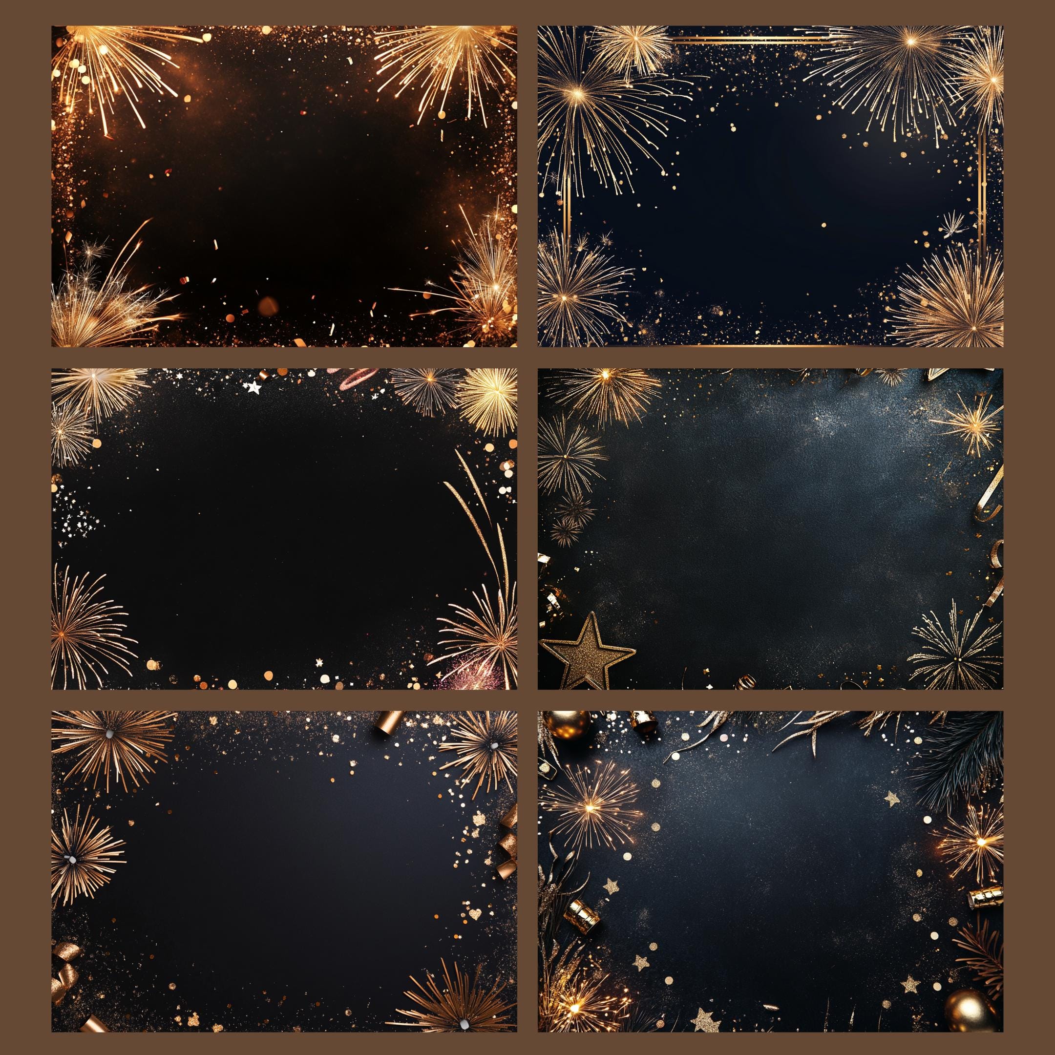 Gold New Year Eve Countdown Digital Backdrop, Gold Glamour , Studio ...