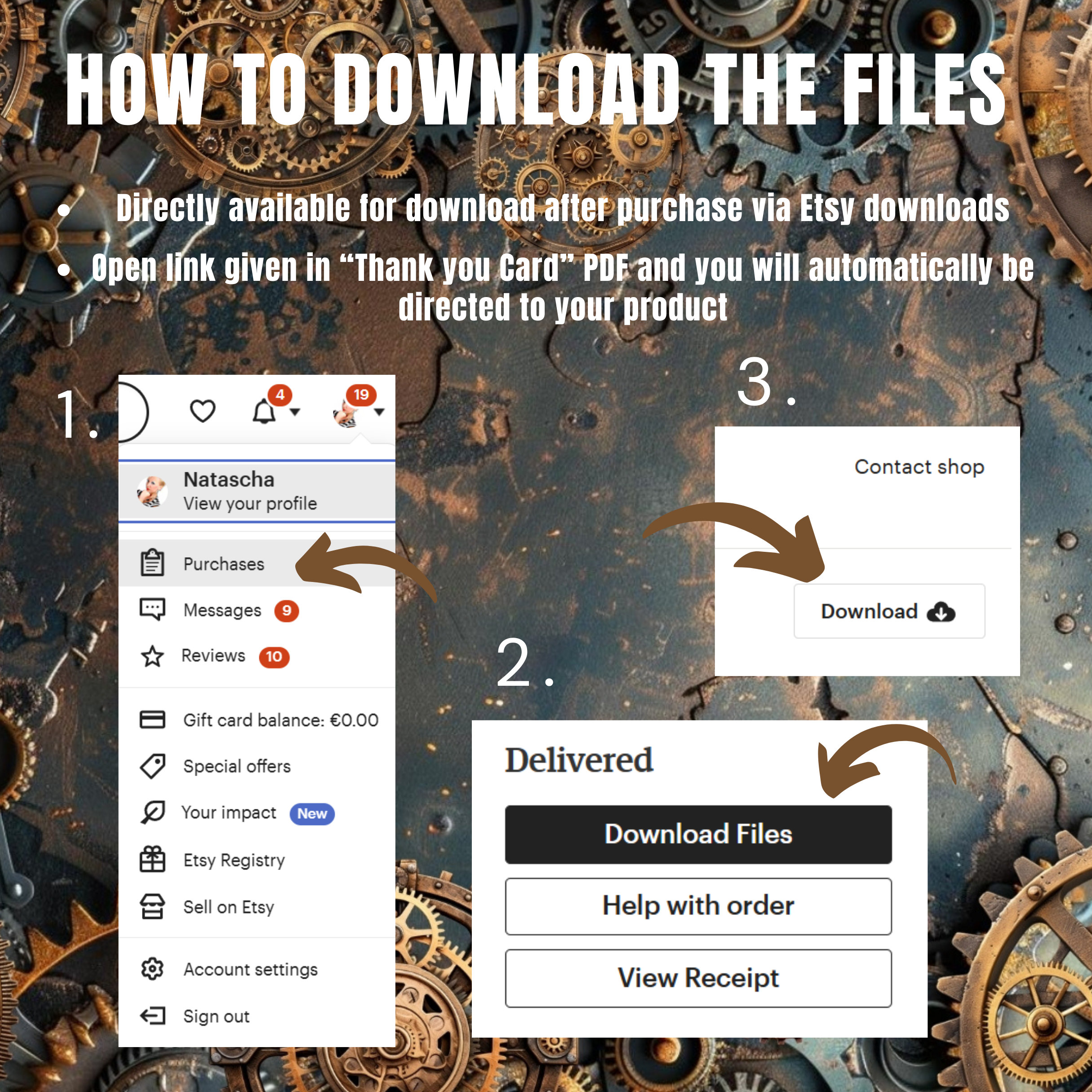 Animated Twitch Stream Overlay Screen Set, Steampunk Overlay, Twitch ...