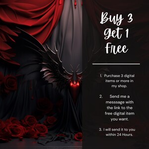 Deamon & Dragon Wings Backdrop , Daemon Horror Backdrop, Lilith, Devil ...