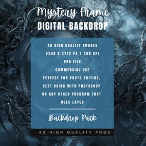 Mystery Frame Witch Backdrop , Fairytale Hintergrund, Portrait ...