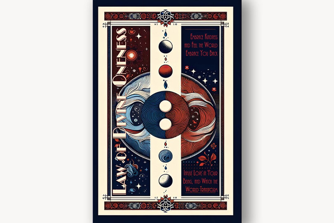 Universal Laws Featuring "law of Divine Oneness" Infuse Love Poster ...