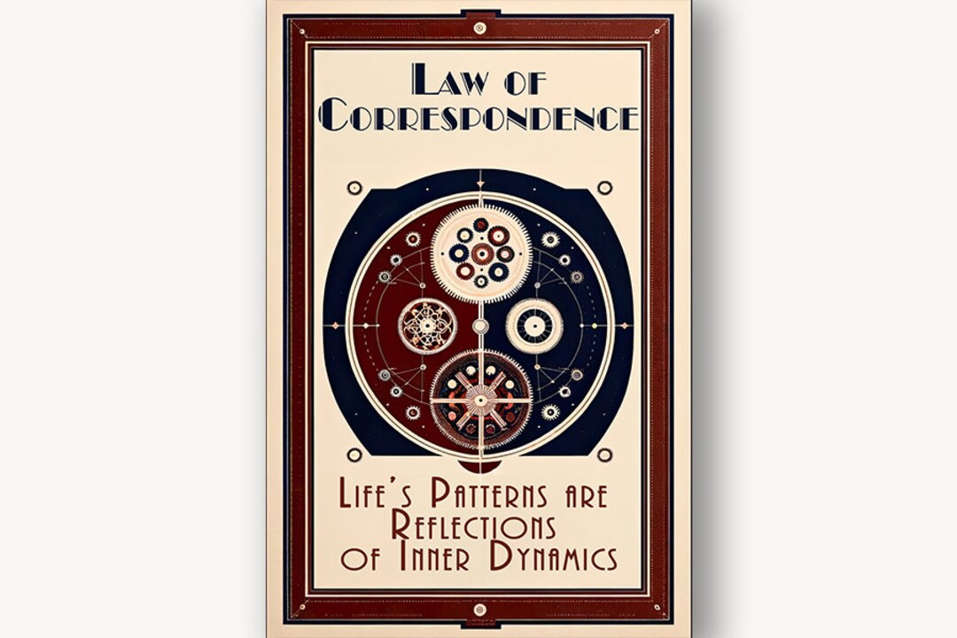 Universal Laws the "law of Correspondence" Inner Dynamics Poster | Deep ...