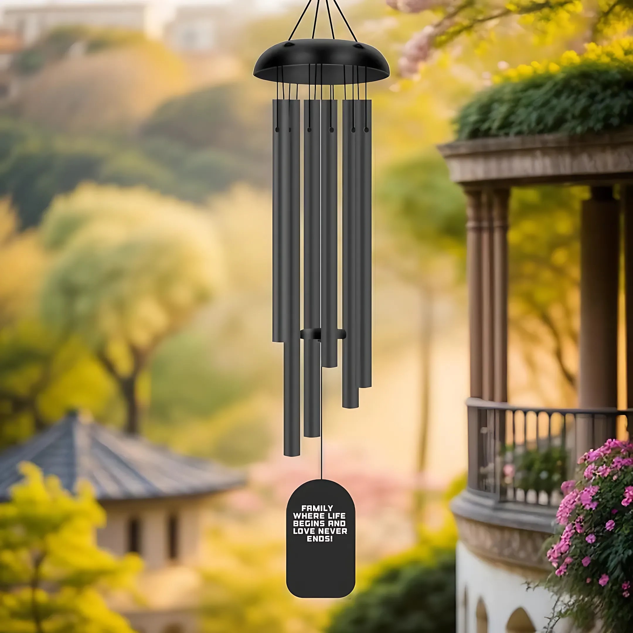 Customize Wind Chime Custom Wind Chime Personalized Wind Chime Family ...